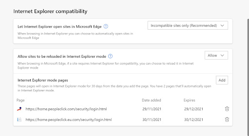 Enable Compatibility (IE) Mode in Edge – PeopleFluent