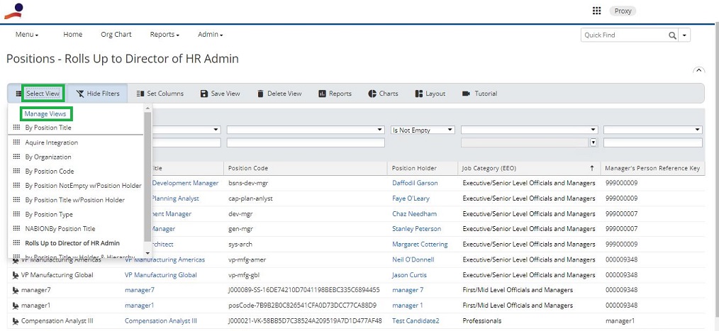 Adding a stakeholder to multiple employees via grid – PeopleFluent