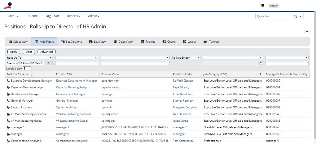 Adding a stakeholder to multiple employees via grid – PeopleFluent