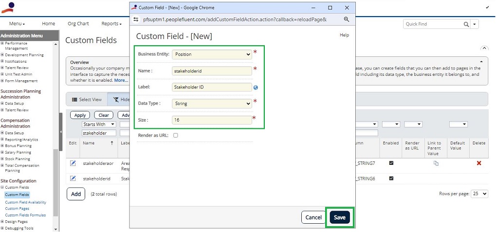 Adding a stakeholder to multiple employees via grid – PeopleFluent