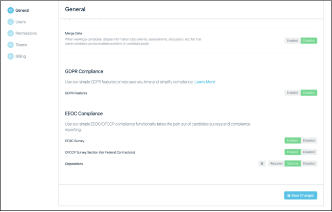 Managing the EEOC/OFCCP Compliance Feature – PeopleFluent