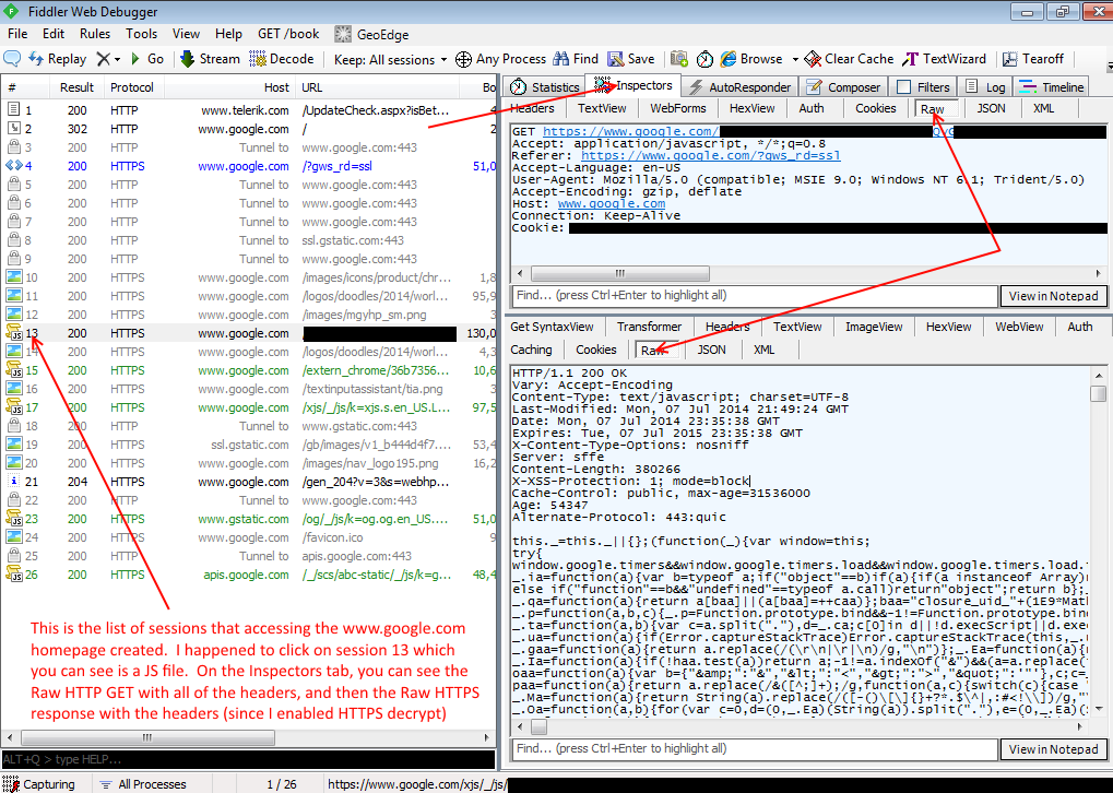 How to Generate a Fiddler SAZ File – PeopleFluent