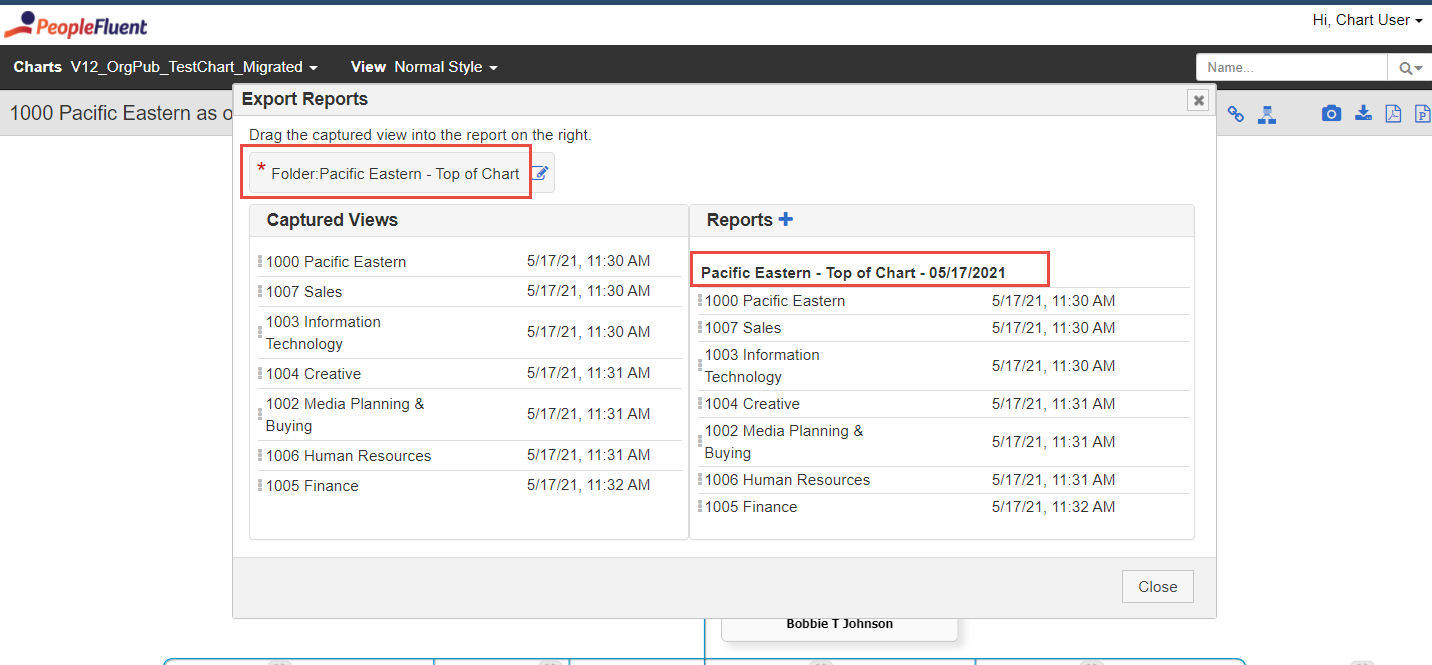 How to Capture Chart View and Report View – PeopleFluent