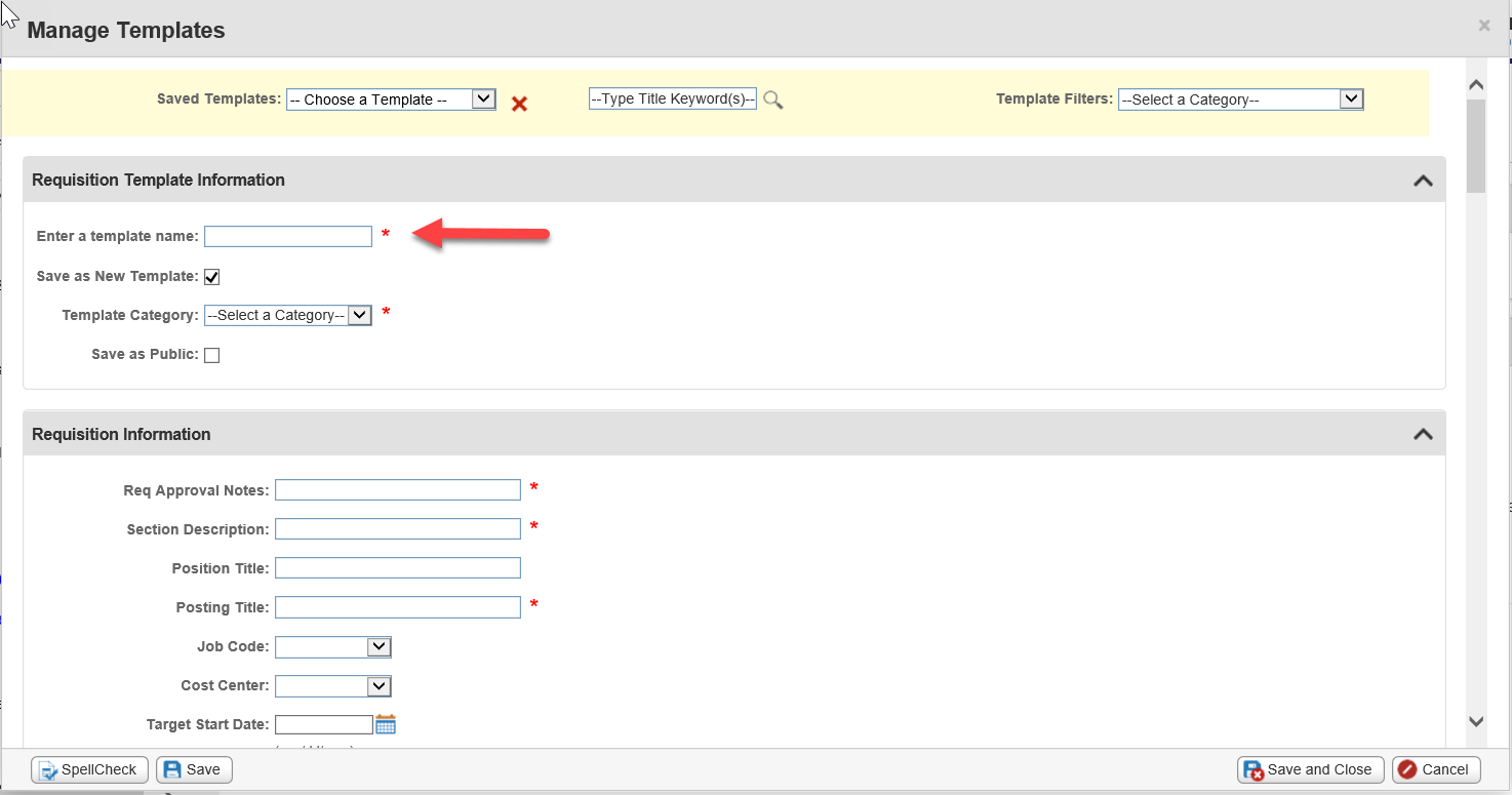How to Create A Requisition Template – PeopleFluent